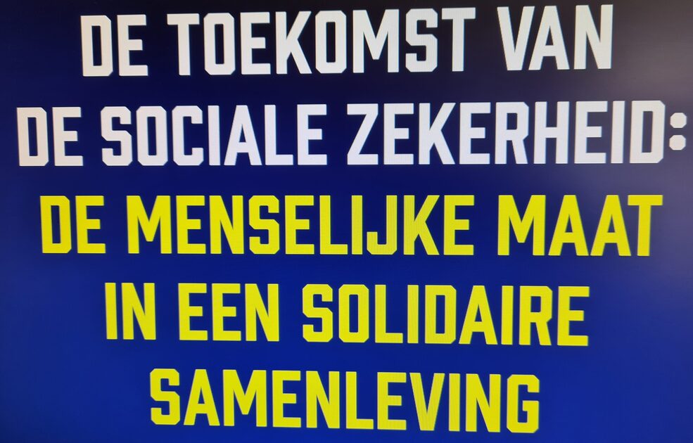 de toekomst van de sociale zekerheid